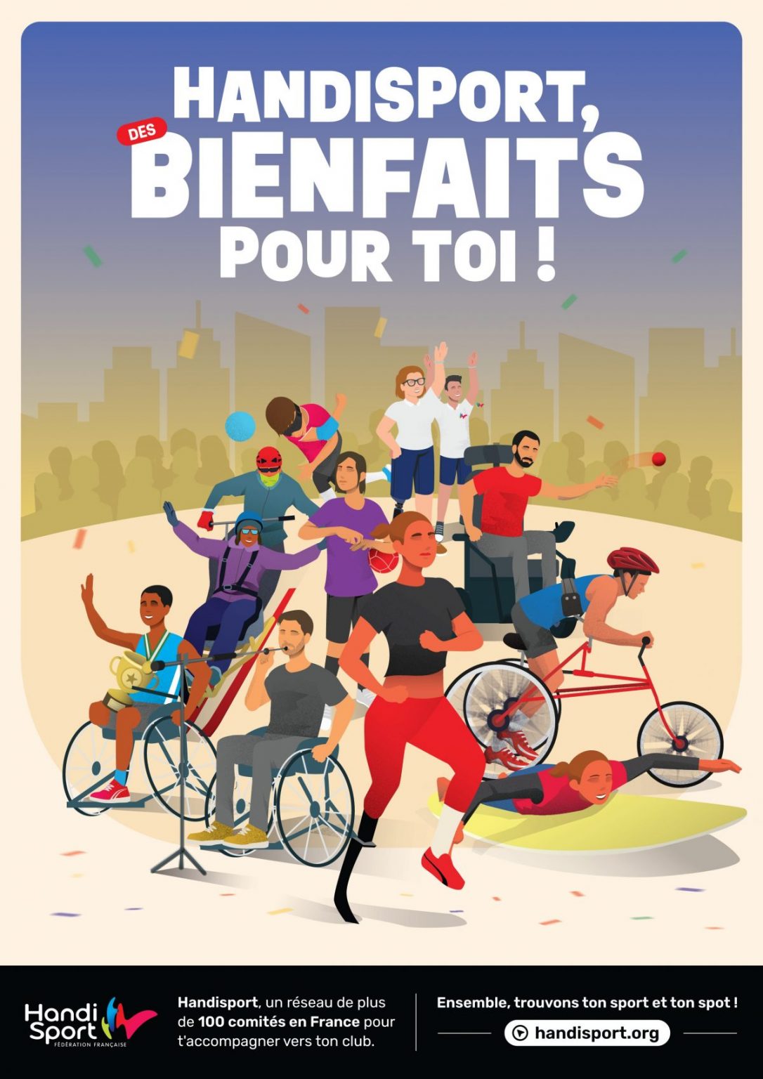 Clip et affiches : Handisport, des Bienfaits pour toi ! | Handisport.org